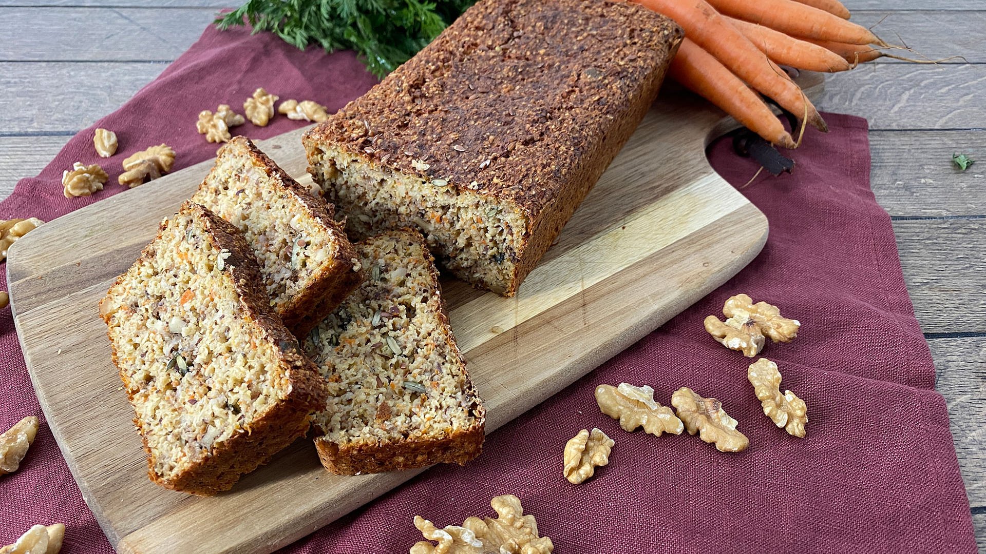 Kaffee oder Tee: Rezept: Vitalbrot ohne Mehl | ARD Mediathek