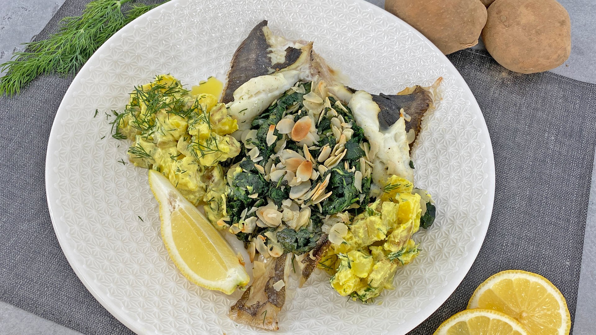 ARD-Buffet: Rezept: Maischolle gefüllt mit Spinat und Mandeln | ARD ...