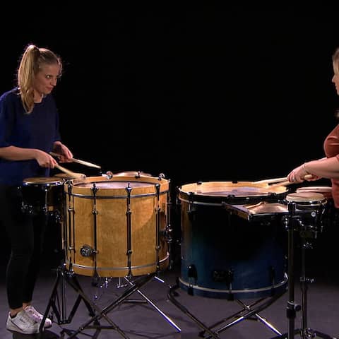 #zusammenspielen · Das Porter Percussion Duo - Mit der Schwester auf ...