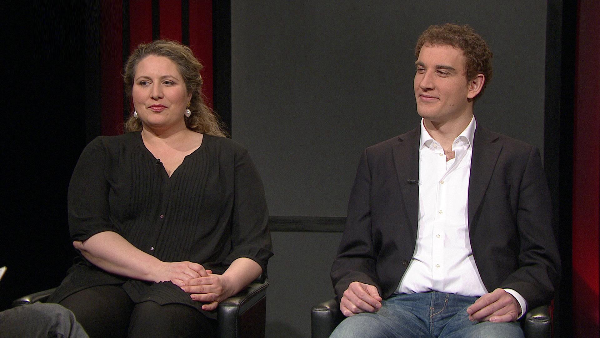 alpha-Forum: Okka von der Damerau & Tareq Nazmi, Opernsängerin ...