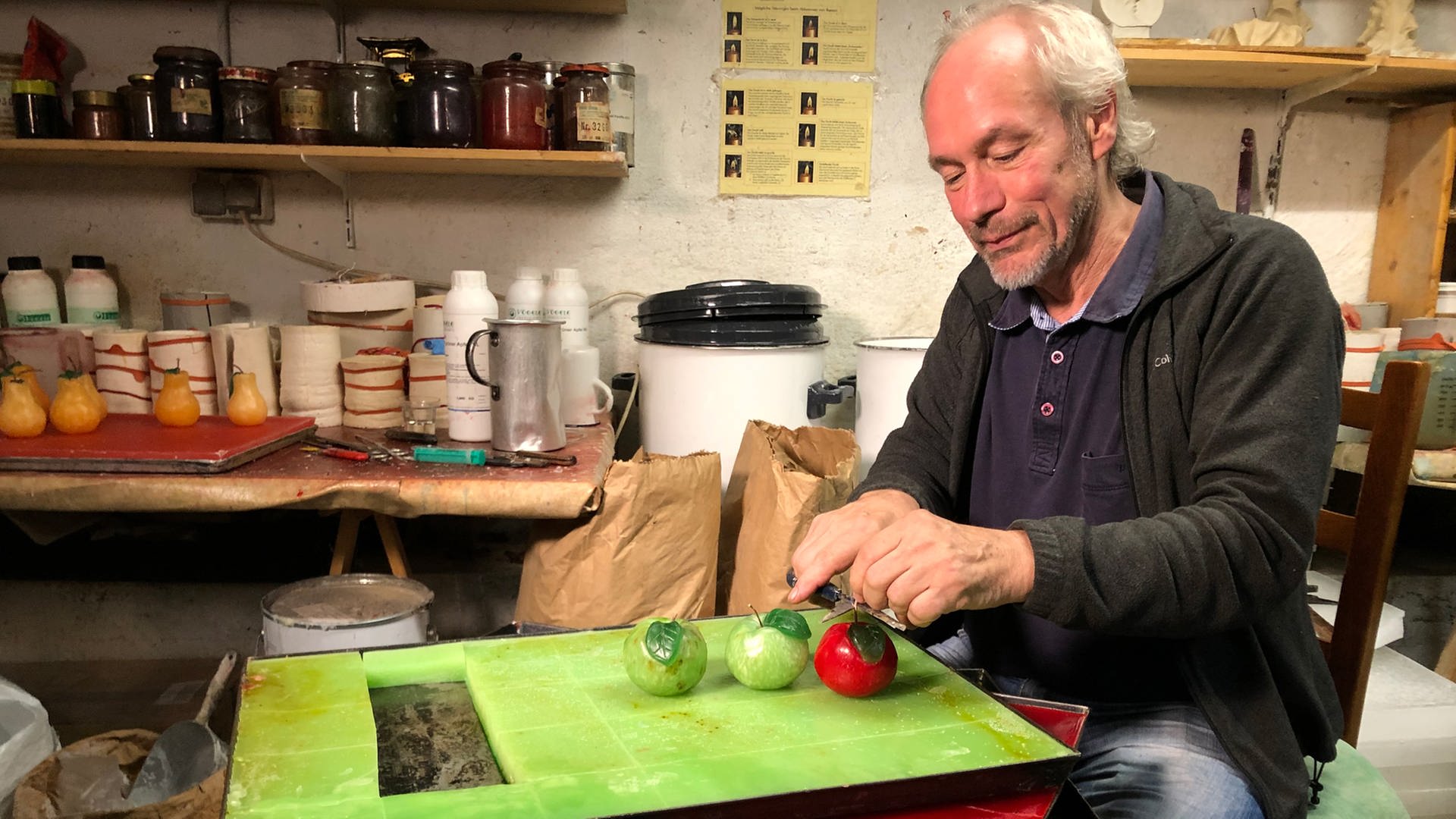 Handwerkskunst!: Wie man eine Kerze und einen weihnachtlichen Druck ...
