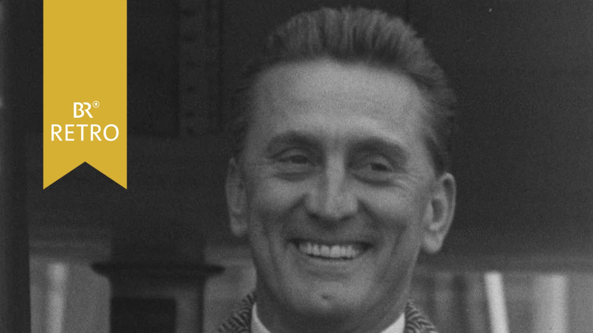 BR Retro: Spartacus aus den USA · Kirk Douglas spricht Deutsch | ARD ...