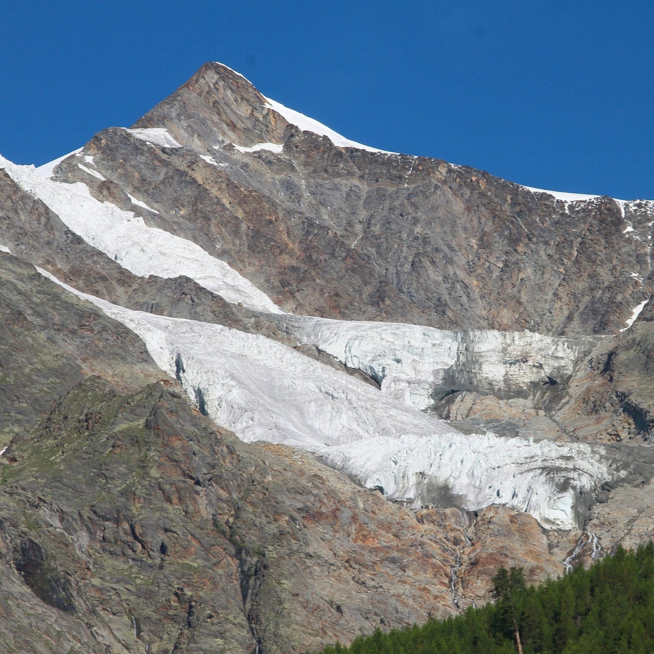 Zeitwort · 30.8.1965: Der Allalingletscher in den Schweizer Alpen ...