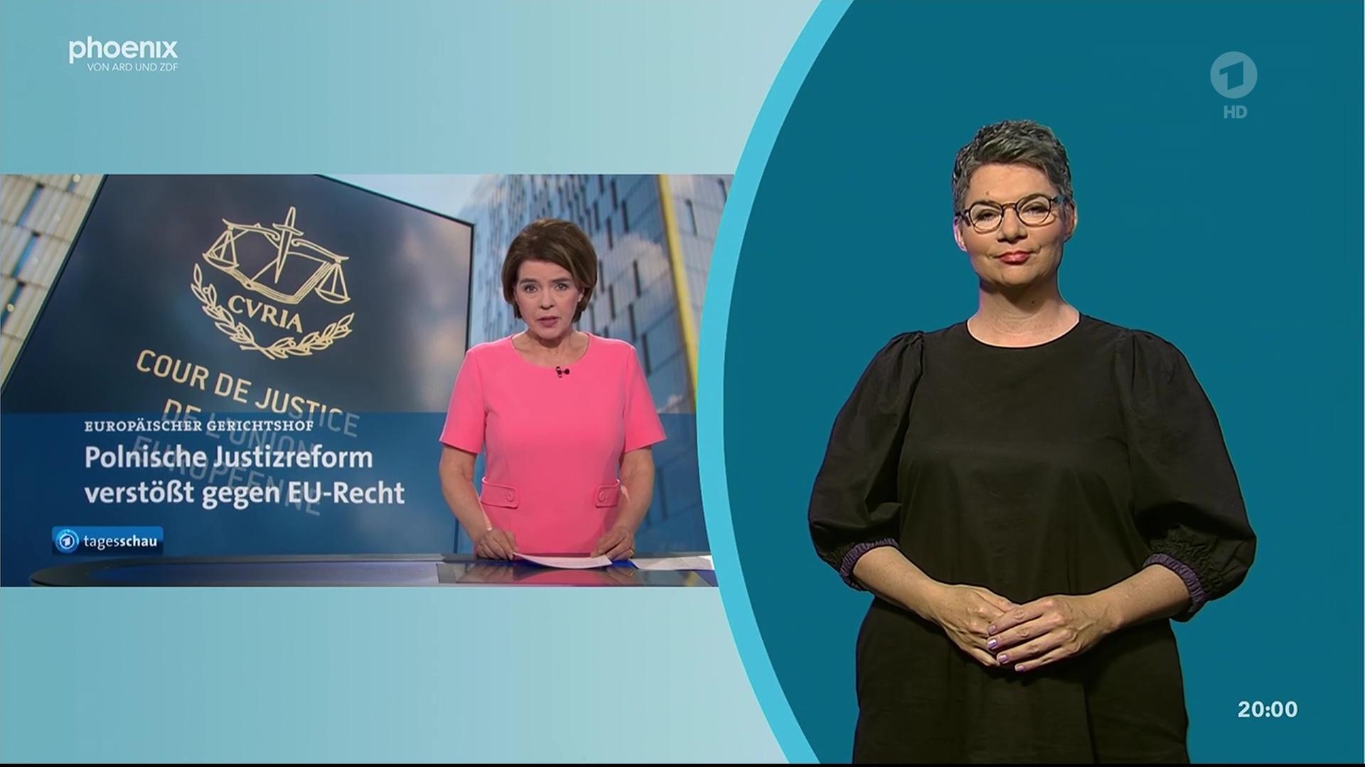 Tagesschau Mit Gebärdensprache Tagesschau Mit Gebärdensprache 20 00