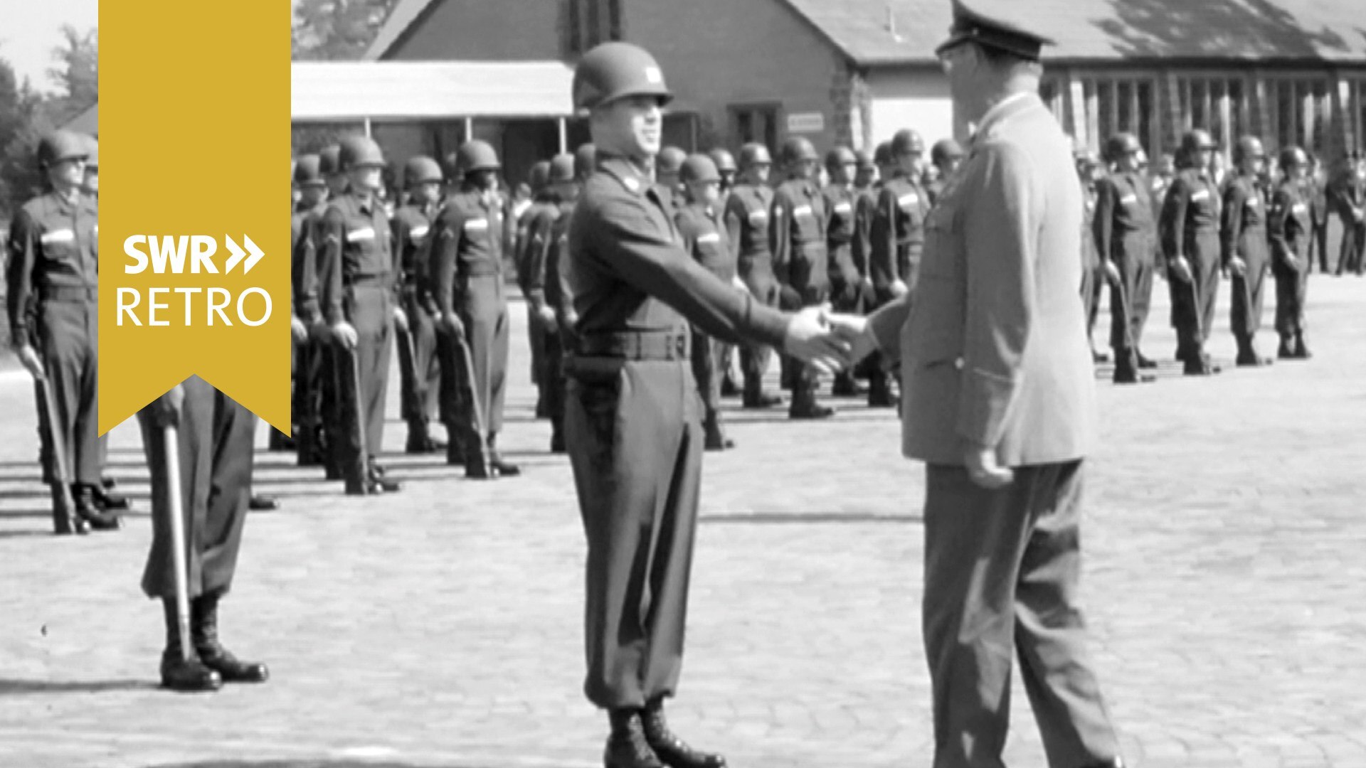 SWR Retro – Abendschau: General Speidel bei Abschiedsparade der 7. US ...