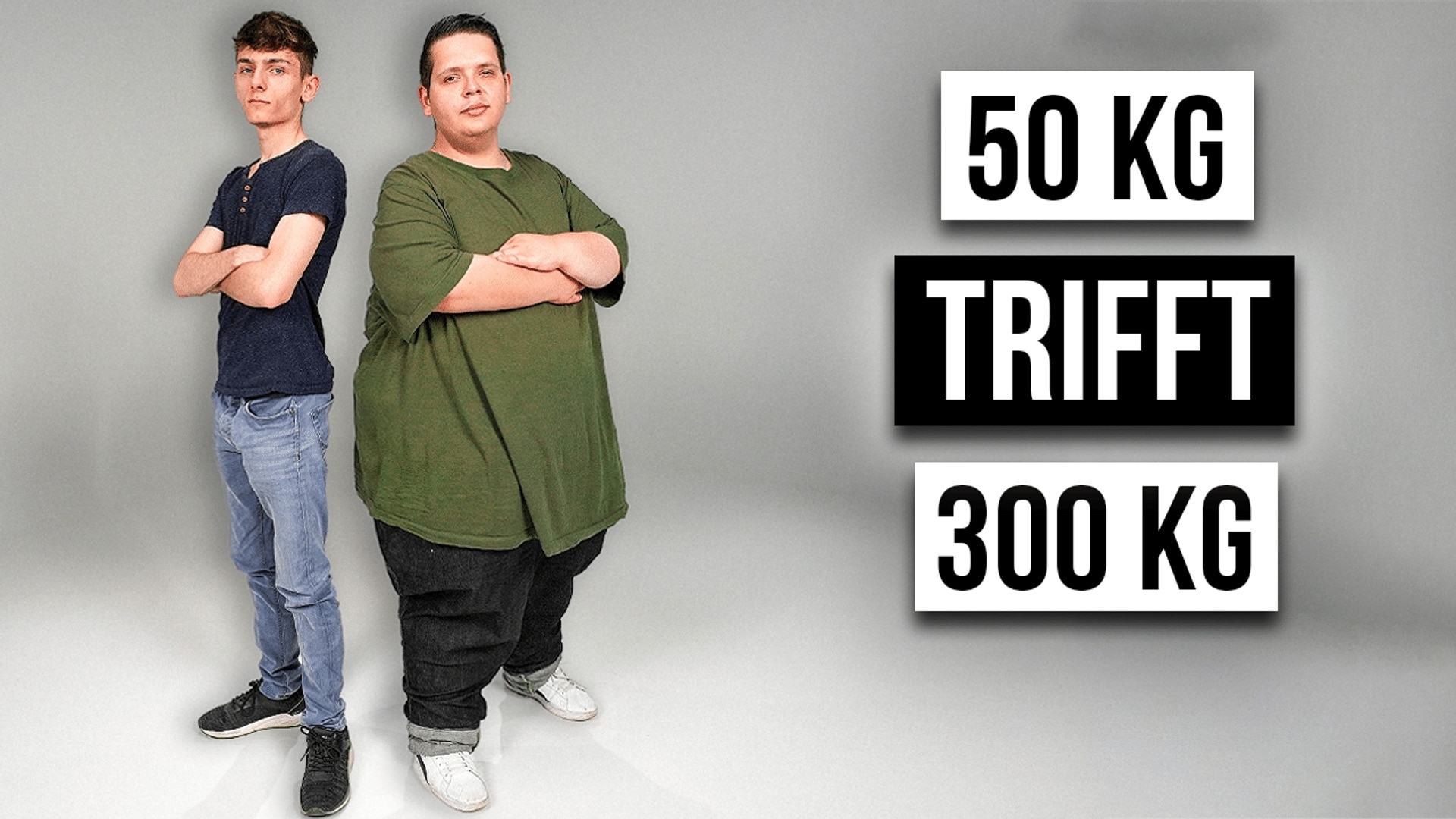 Leeroy will's wissen: 50KG MANN trifft 300KG MANN | Das Treffen | ARD Mediathek