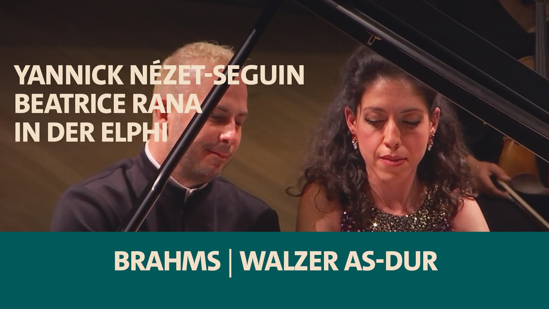 ARD Klassik: Brahms · Walzer As-Dur · Beatrice Rana · Yannick Nézet-Séguin · BR-KLASSIK | ARD ...
